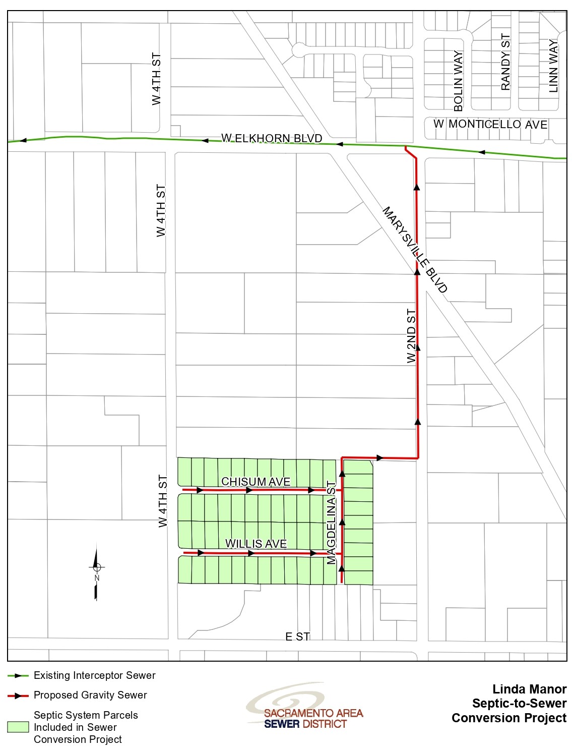 Septic-To Sewer Conversion Projects - Sacramento Area Sewer District